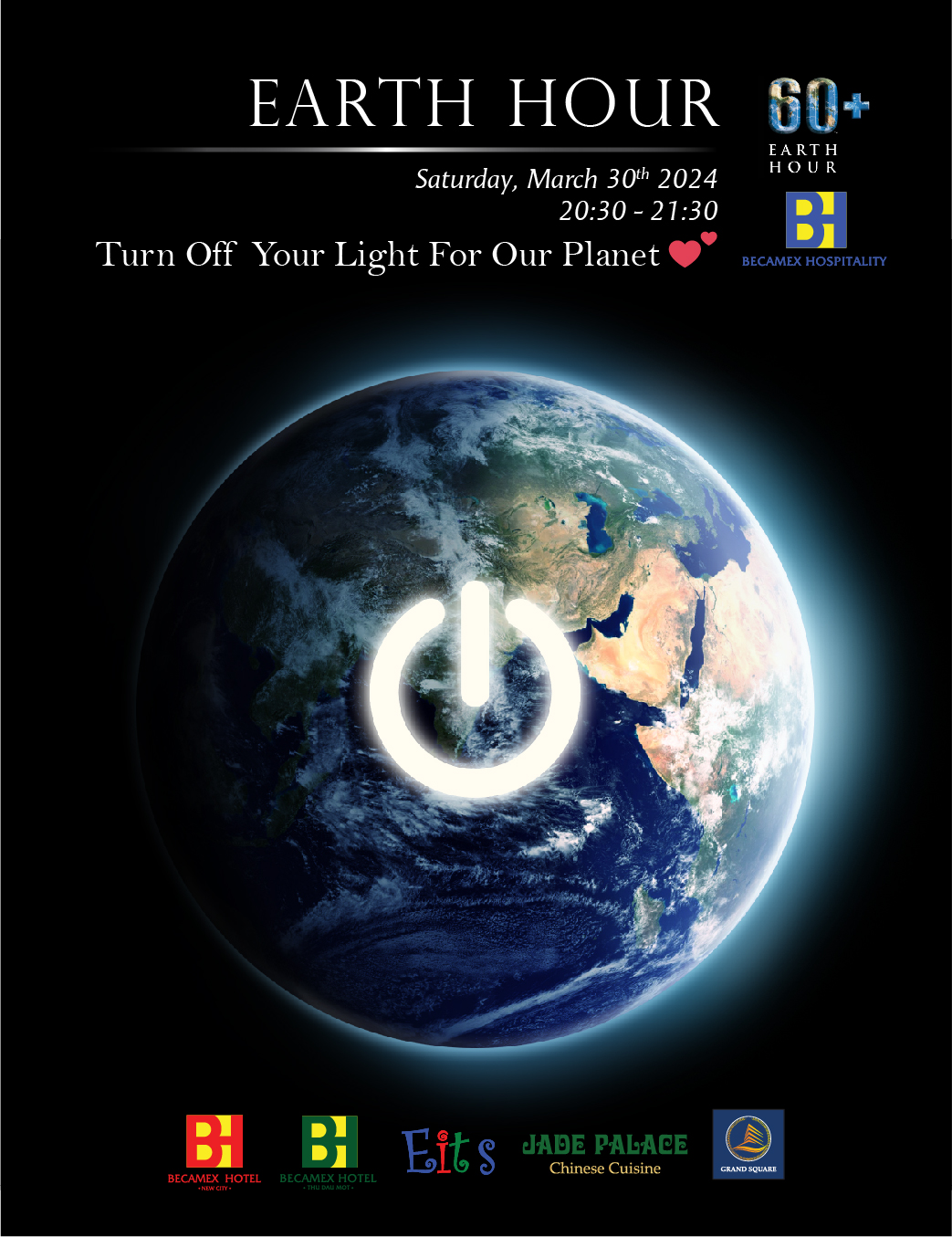 Earth Hour 2024 - Becamex Hospitality